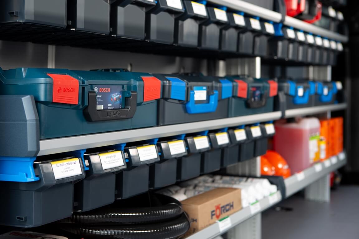 Regálové systémy SORTIMO SR5 | TECHNIA