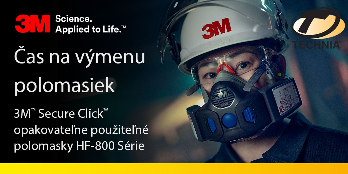 PREDVEDENIE OCHRANY DÝCHANIA ZNAČKY 3M | TECHNIA