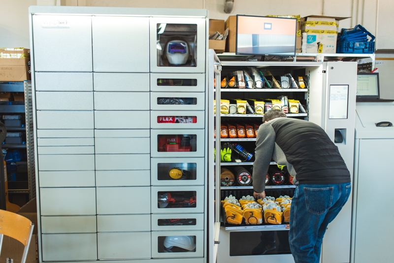 Výdajné automaty na rukavice, OOPP a spotrebný materiál - VENDITECH