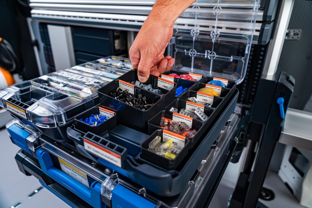 Organizér na drobné komponenty SORTIMO T-BOXX | TECHNIA